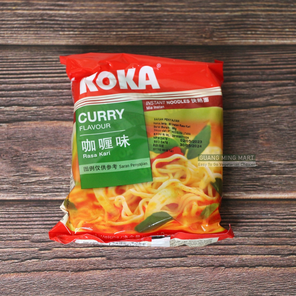 Jual Mie Instan Koka Curry Flavour - Rasa Kari Vegetarian | Shopee ...