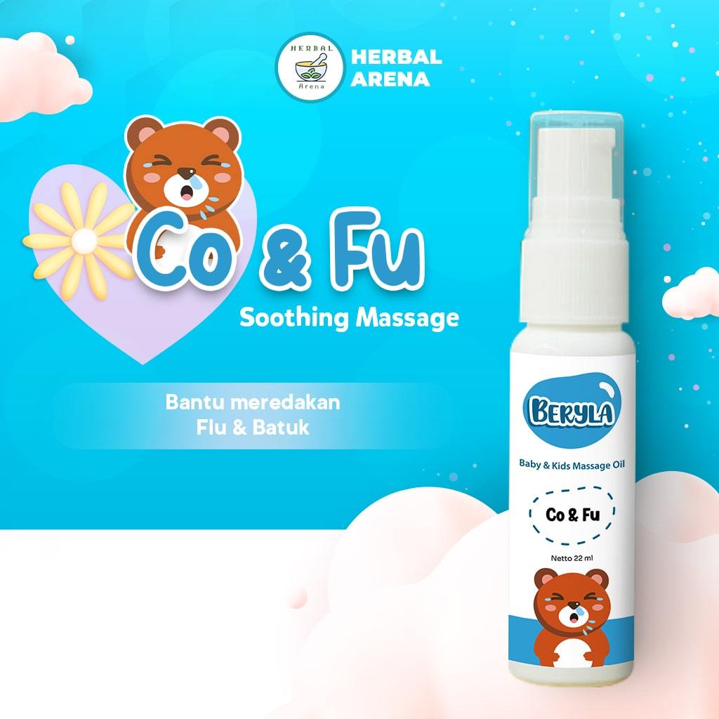 Jual Beryla Baby Soothing Massage Co & Fu Minyak Balur untuk Bayi ...