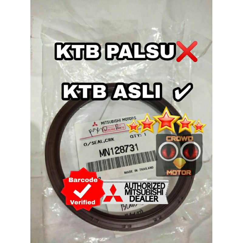 Jual Oli Seal Kruk As Belakang Mitsubishi PAJERO TRITON MN128731 ORI ...