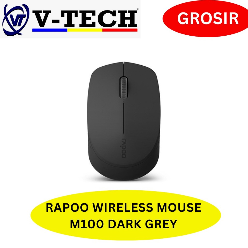 Jual RAPOO WIRELESS MOUSE M100 | Shopee Indonesia