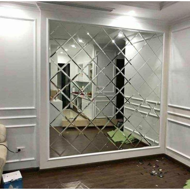 Jual kaca cermin bevel tebal 5 mm | Shopee Indonesia