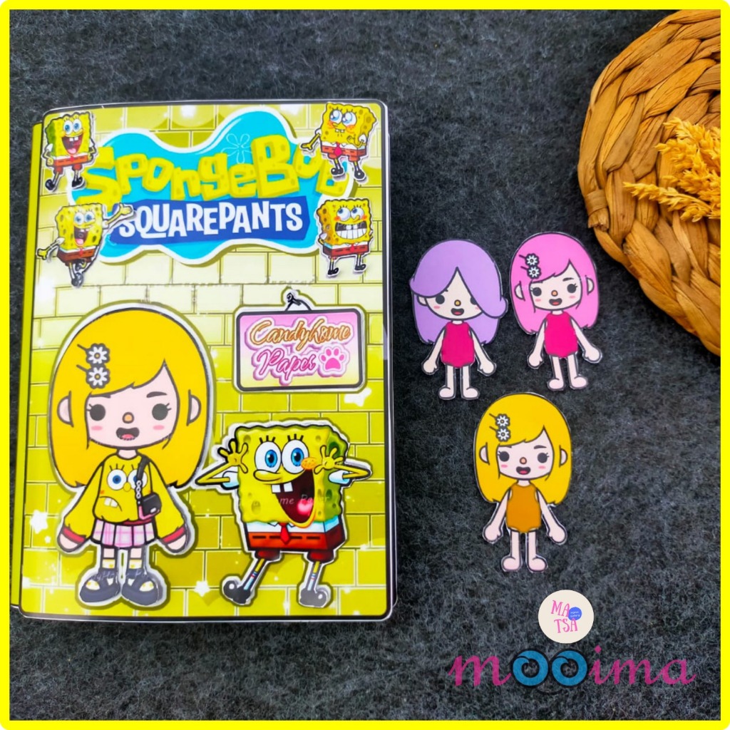 Jual Quiet book toca boca series spongebob candy home paper | Shopee ...
