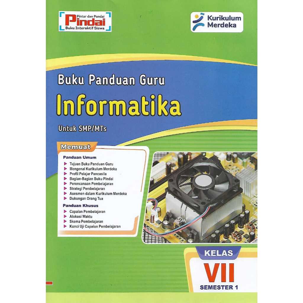 Jual Buku Panduan Guru Informatika Kelas 7 SMP/MTs Semester 1 Kurikulum Merdeka | Shopee Indonesia