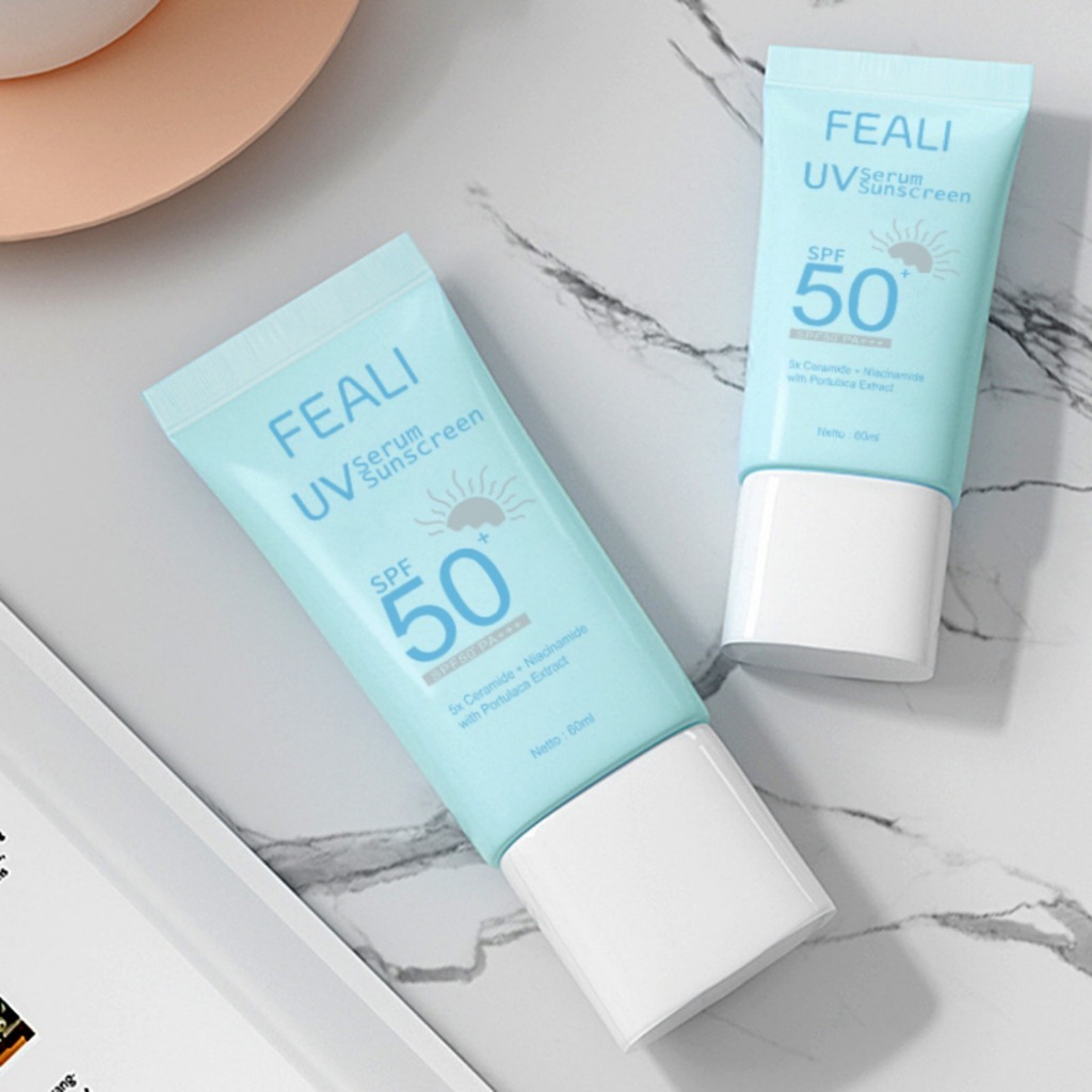Jual FEALI SUNSCREEN SPF 50 + PA ++++ SKINCARE SUNBLOCK 60ML | Shopee ...