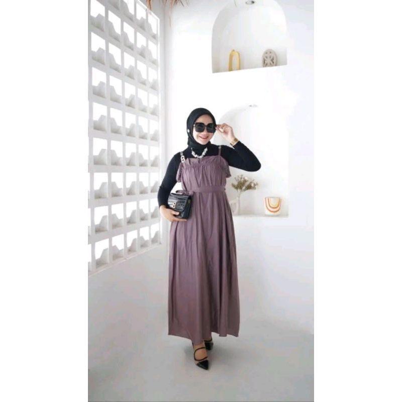 Jual BECCA BASIC MOTIF DRESS OVERALL REMAJA KEKINIAN | Shopee Indonesia