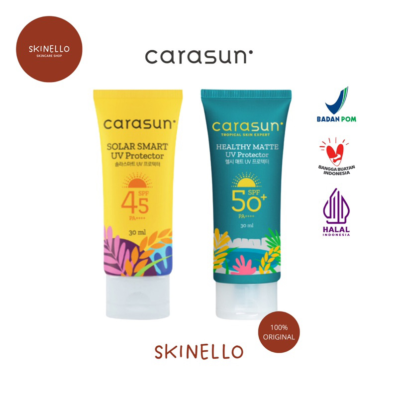 Jual CARASUN Solar Smart Sunscreen SPF 45 PA++++ | Carasun Healthy ...