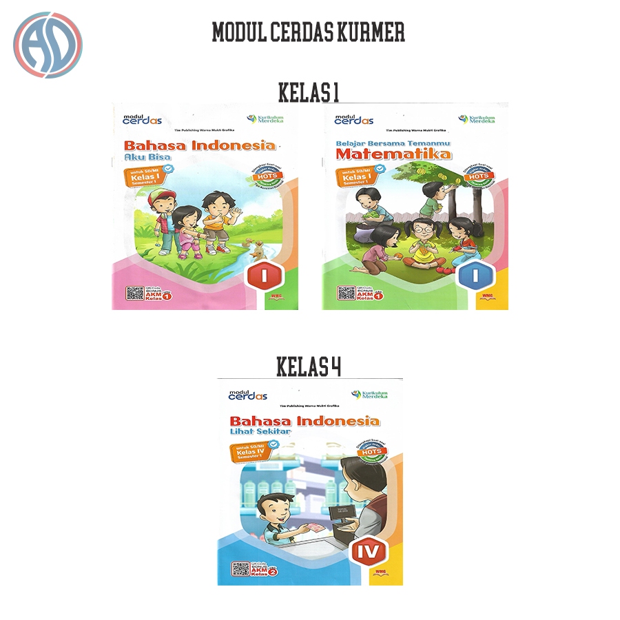 Jual Buku LKS Cerdas Kurikulum Merdeka SD Semester 1 Kelas 1 dan 4 Penerbit PT. Warna Mukti ...
