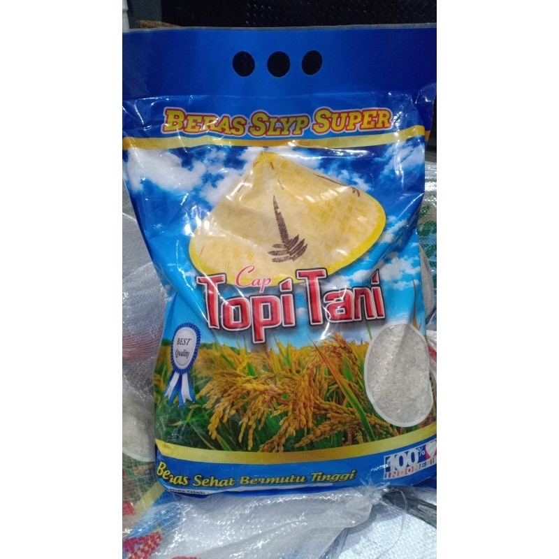 Jual Beras Topi Tani 5L | Shopee Indonesia