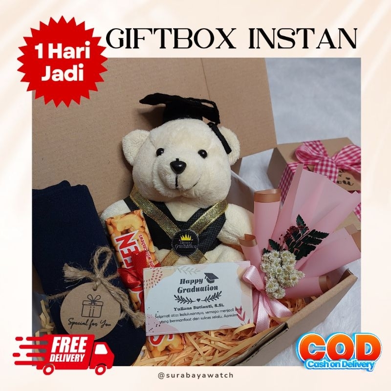 Jual (paket Wisuda) hampers wisuda cewek paket graduation boneka hijab ...