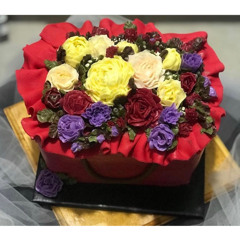 Jual kue ulang tahun/birth day cake/ kue hantaran/ flower cake [baca ...