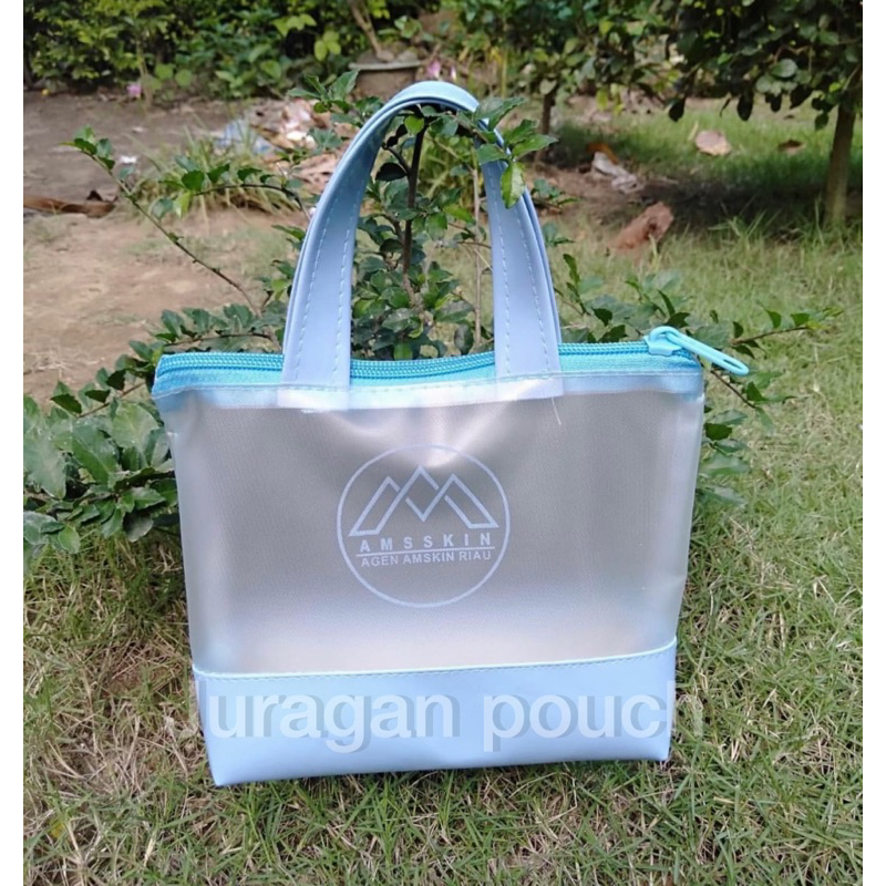 Jual (minimal order 100 pcs)POUCH SKINCARE BURAM souvenir tas souvenir ...
