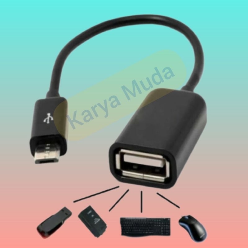 Jual Kabel OTG Micro USB I9000 Andorid ke Flash disk (COD) | Shopee ...