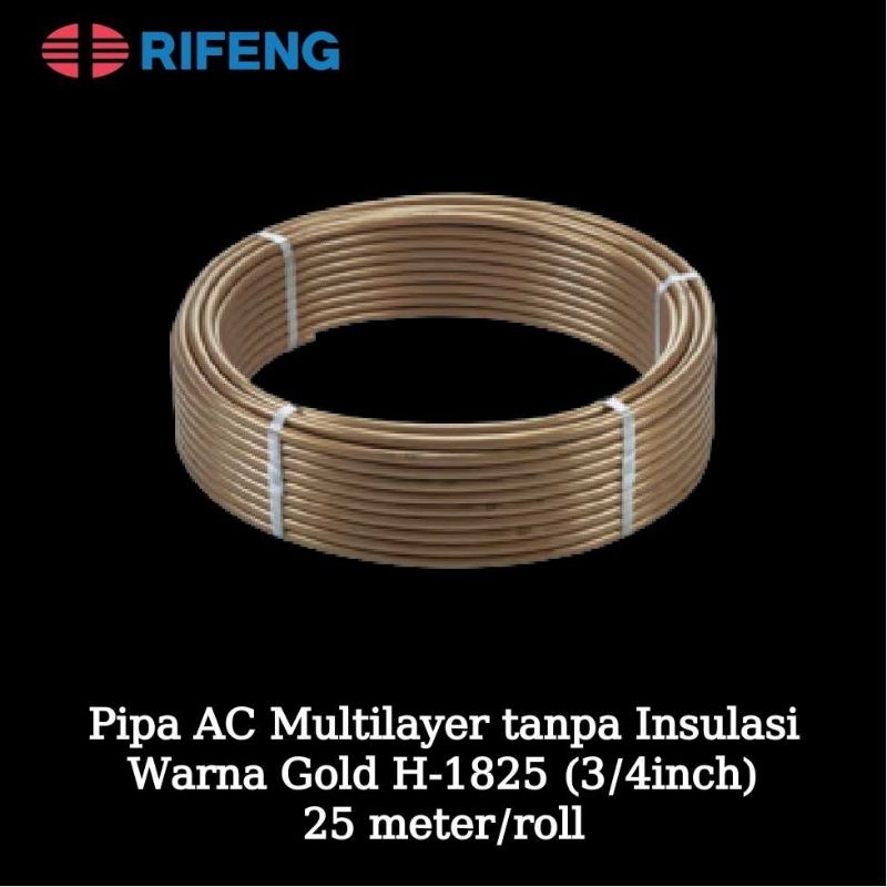 Jual RIFENG - Pipa AC Multilayer tanpa Insulasi 3/4inch | Shopee Indonesia
