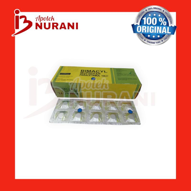 Jual BIMACYL TABLET OBAT UNTUK NYERI DAN DEMAM | Shopee Indonesia