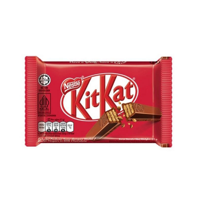 Jual Kitkat Original Chocolate 2F / Matcha 4F - Kit Kat Chunky Original ...