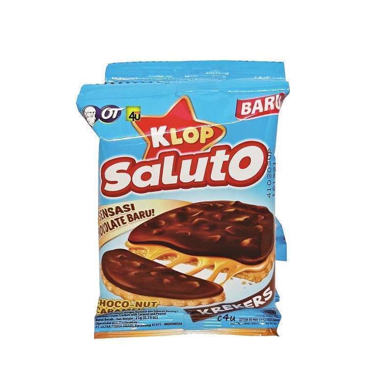 Jual Biskuit Klop Saluto Choco 1 renceng | Shopee Indonesia