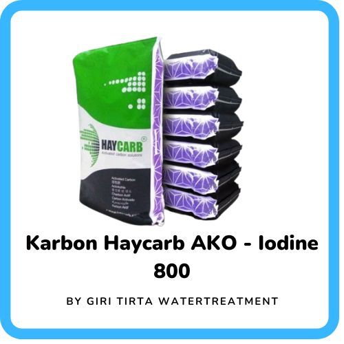 Jual Karbon Aktif Haycarb AKO Iodine 800 - Media Penjernih Filter Air ...