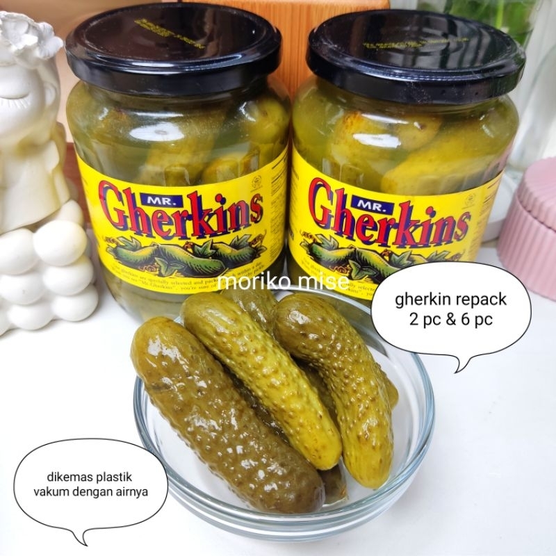 Jual REPACK acar timun gherkins gherkin pickled cucumber | Shopee Indonesia