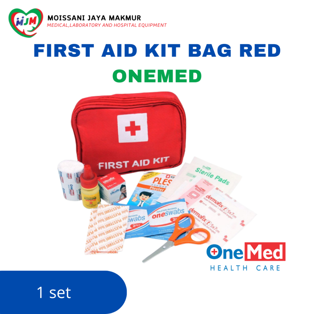 Jual FIRST AID BAG KIT | TAS P3K | KOTAK P3K KECIL MERAH | P3K PORTABEL ...