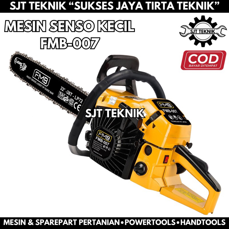 Jual mesin senso kecil chainsaw mini gergaji kayu bar baja 22 inci FMB ...