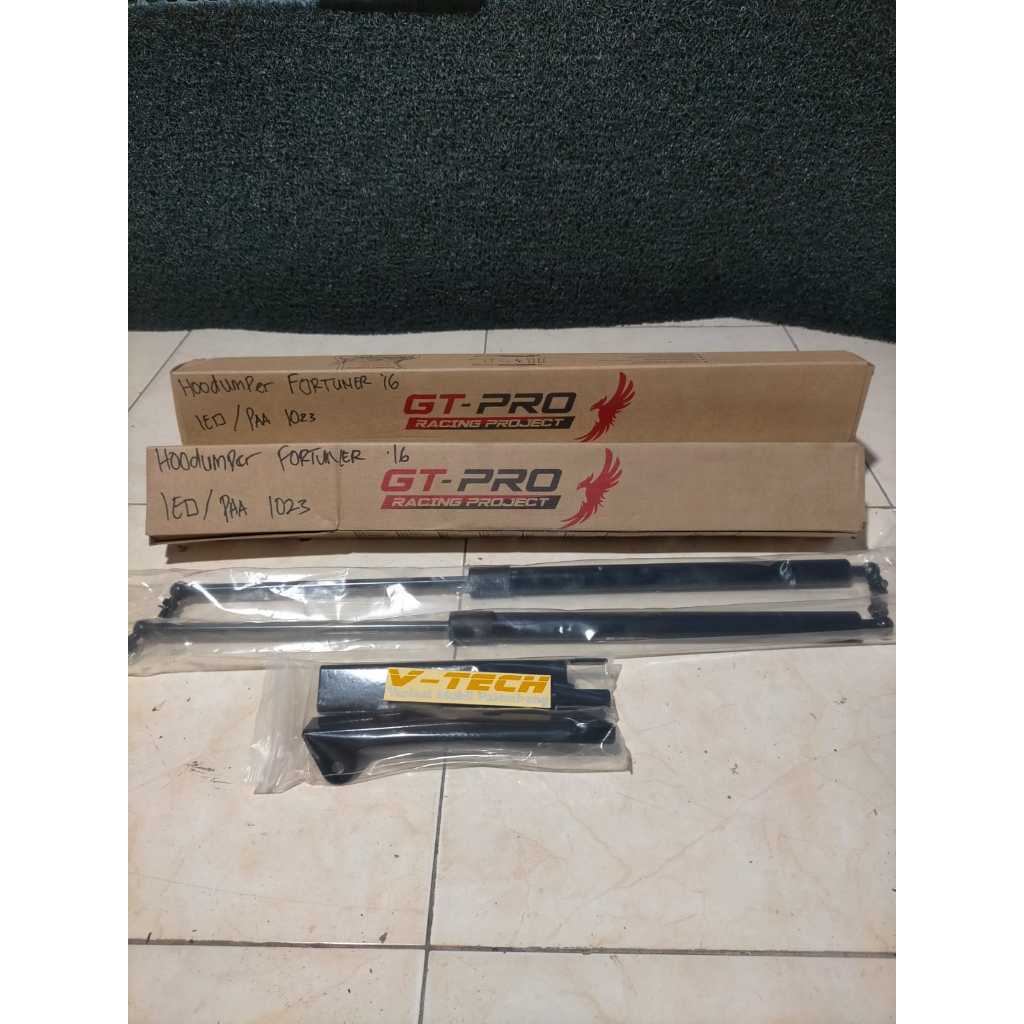 Jual HOOD DAMPER TOYOTA FORTUNER 2016-2023 GT PRO THAILAND | Shopee ...