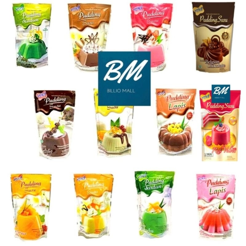 Jual NUTRIJELL Pudding Susu / Pudding Lapis / Pudding Santan VARIAN ...