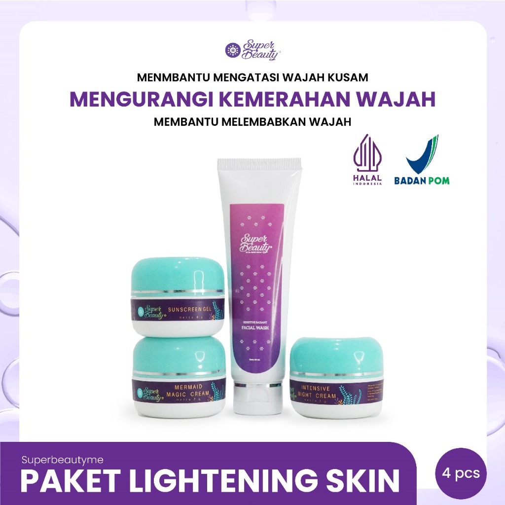 Jual PAKET LIGHTENING SKIN SuperBeauty - By SuperSkin - Include ...