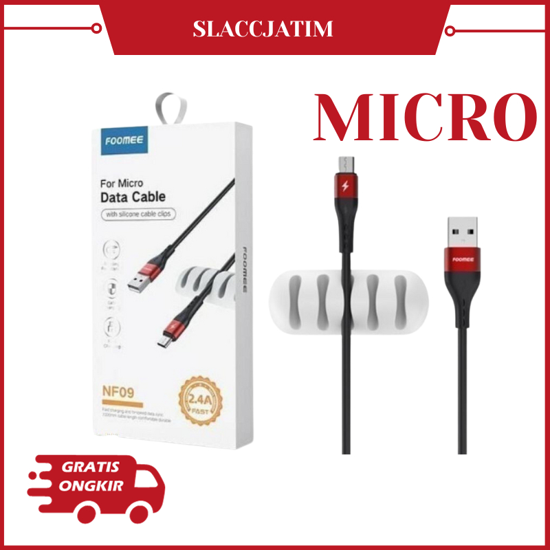 Jual Kabel Data Foomee DT10/NF09 Micro Usb Fat Charging | Shopee Indonesia