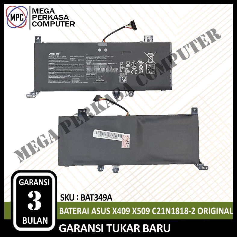 Jual Baterai Batere Asus VivoBook 14 A412F X412U A412D C21N1818-2 | Shopee Indonesia