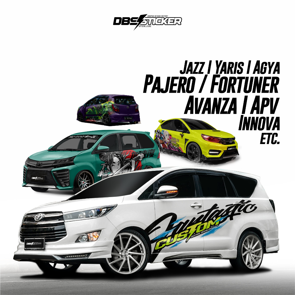 Jual CUSTOM !!! Decal Stiker Semua Mobil ( Bisa Reques ) Sticker Keren ...