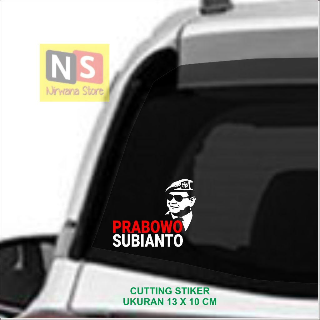 Jual Stiker Prabowo Subianto 2024 - Cutting Stiker Mobil Motor | Shopee ...