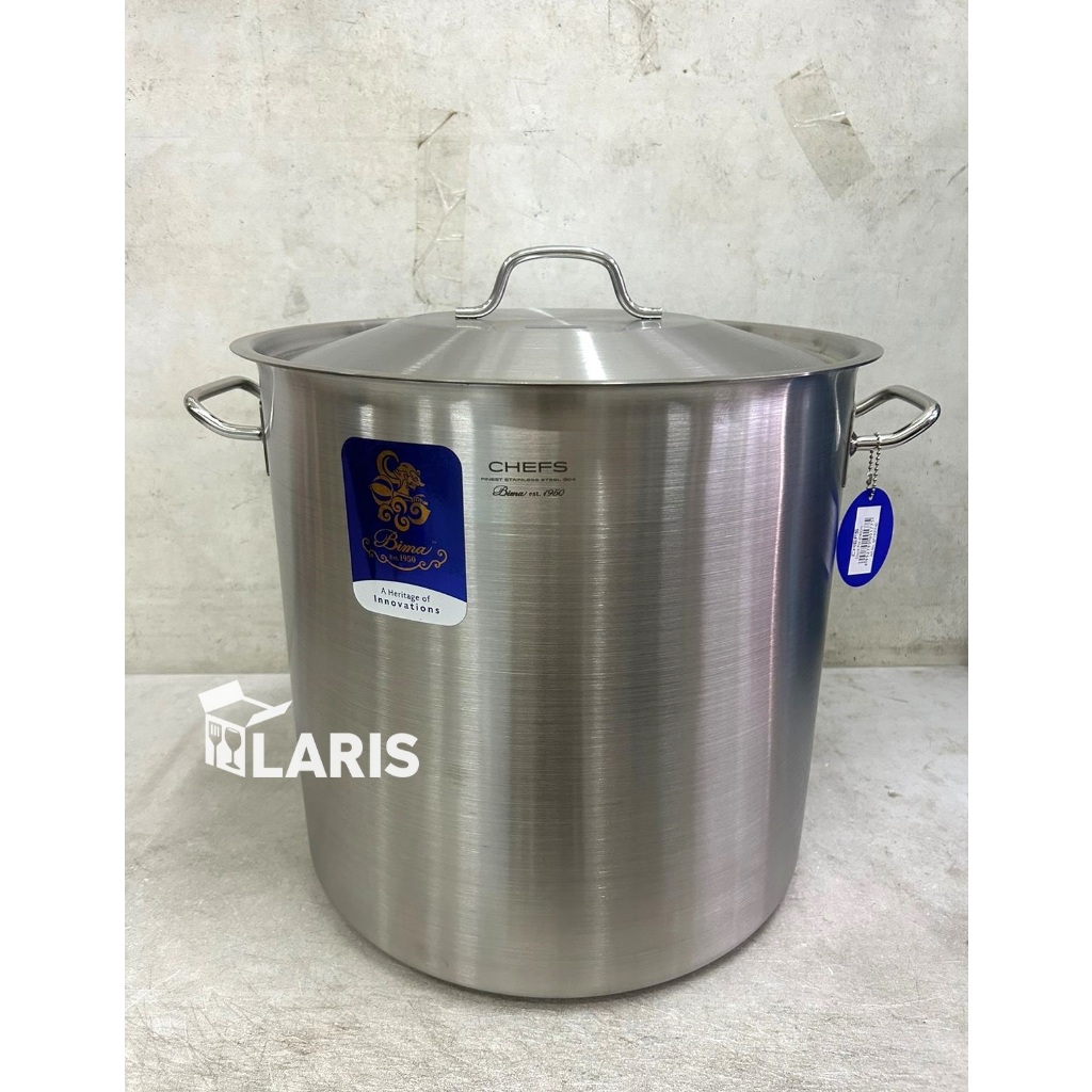 Jual Bima Chefs Stock Pot 40cm atau 50,2 Liter Panci Bima Stainless ...