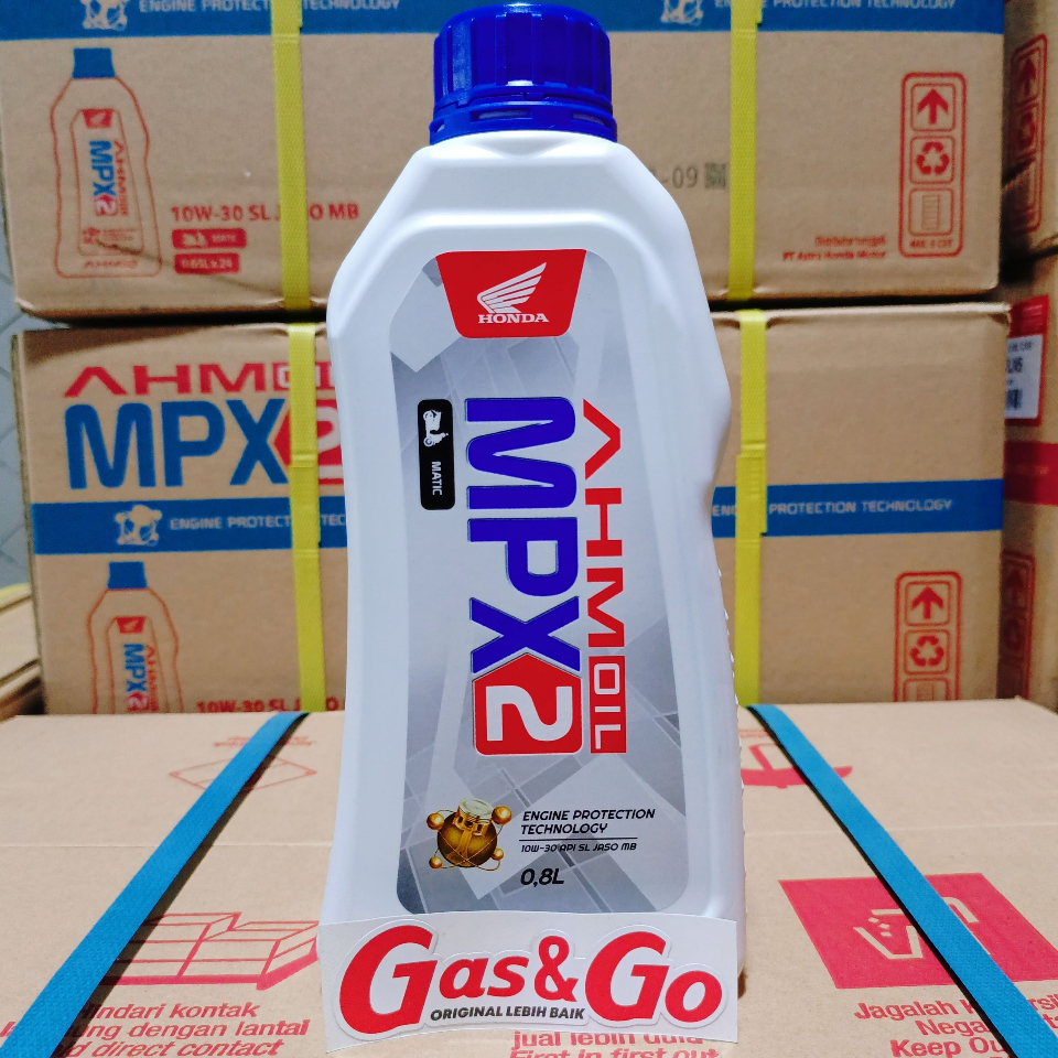 Jual Oli MPX2 / Oli Motor Matic Honda MPX2 10W-30 SL 800ml | Oli MPX 2 ...