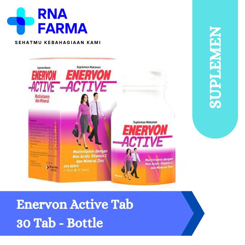 Jual ENERVON ACTIVE TAB 30 TAB-BOTTLE | Shopee Indonesia