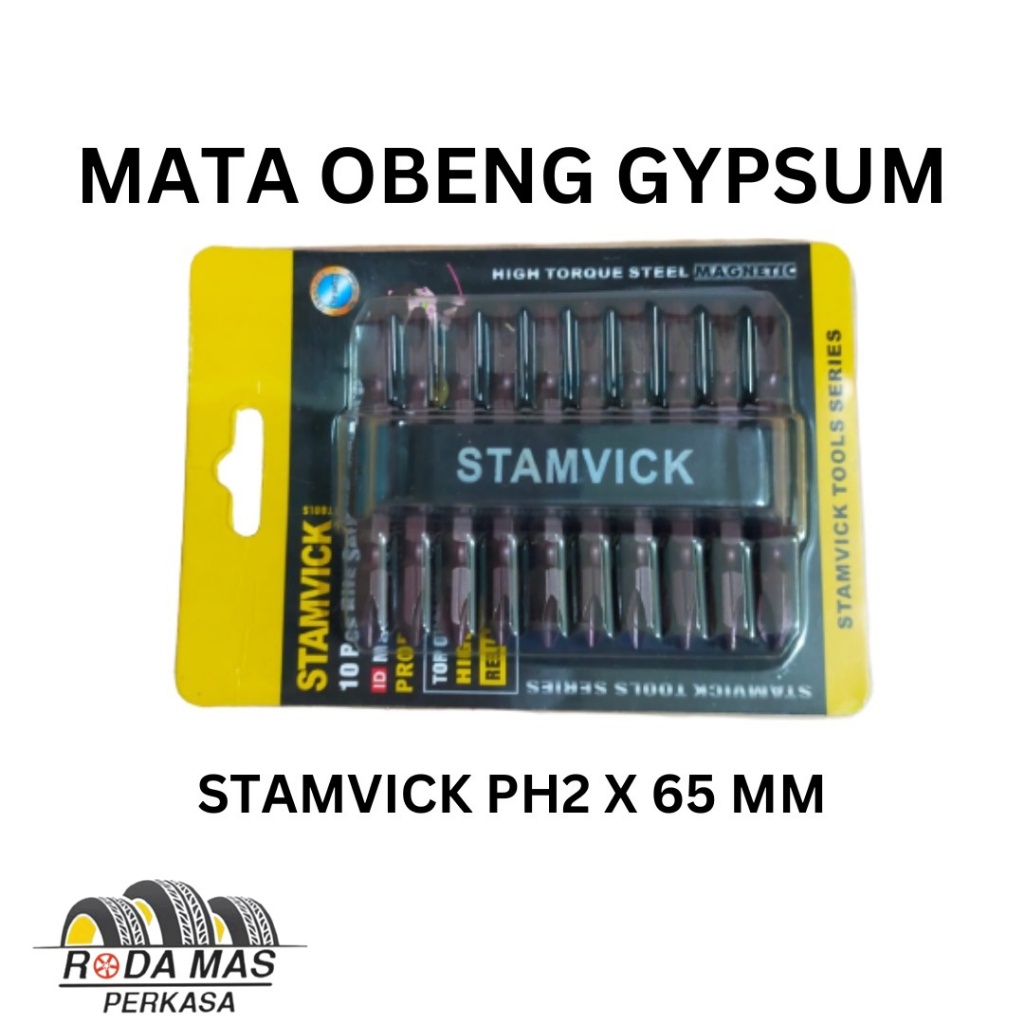 Jual MATA BOR OBENG STAMVICK / MATA SKRUP GYPSUM BAUT HOLO BAJA RRINGAN ...