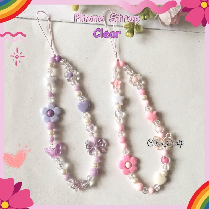 Jual Phone Strap Key Chain Gantungan Kunci Clear | Shopee Indonesia