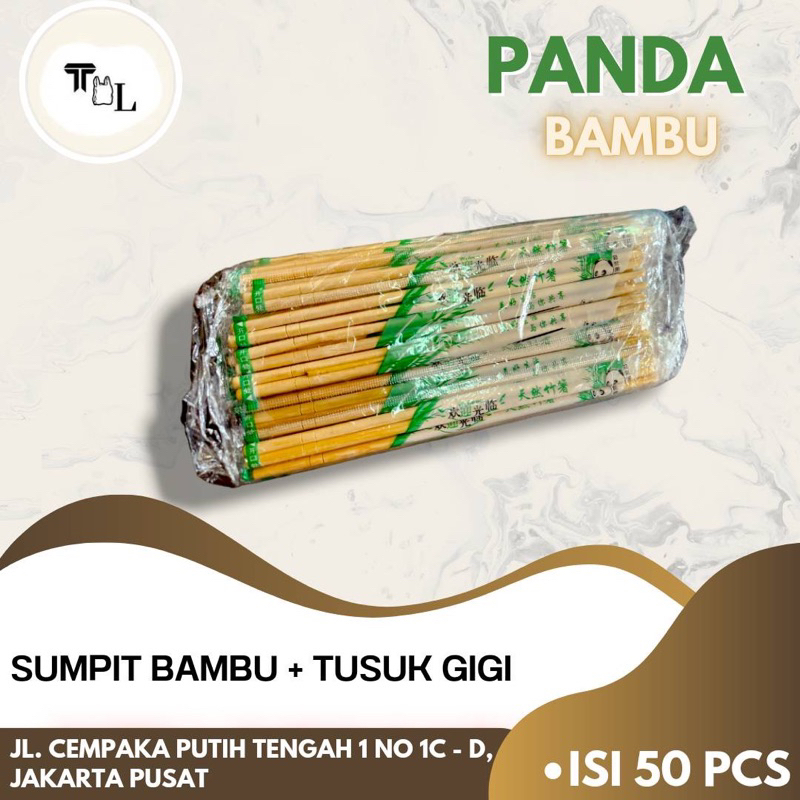 Jual Sumpit Bambu + Tusuk Gigi Panda - Isi 50Pcs | Shopee Indonesia