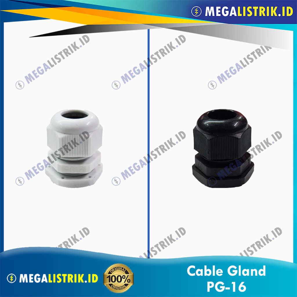 Jual PG-16 CABLE GLAND / WATERMUR KABEL PG16 / WATERMOOR NYLON PVC 10-14 MM IP68 | Shopee Indonesia