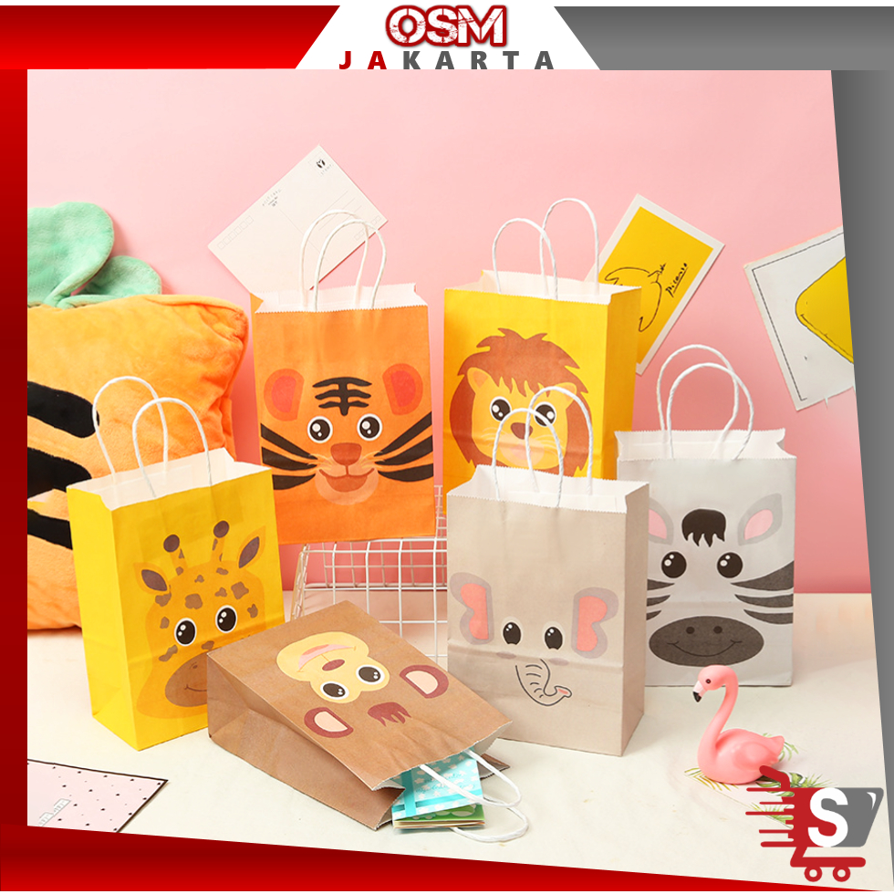 Jual OSM JKT 6049 Paper Bag Ulang Tahun / Goodie Bag Ulang Tahun ...