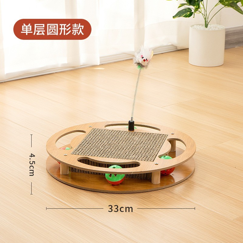 Jual Mainan Kucing Interaktif 3 in 1 Play Toy Circuit Ball With Scratch ...