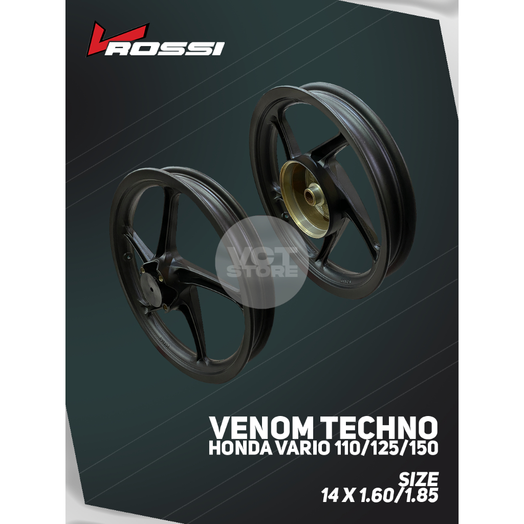 Jual VRossi Velg Racing VENOM TECHNO Honda Vario 110/125/150 (Ukuran ...