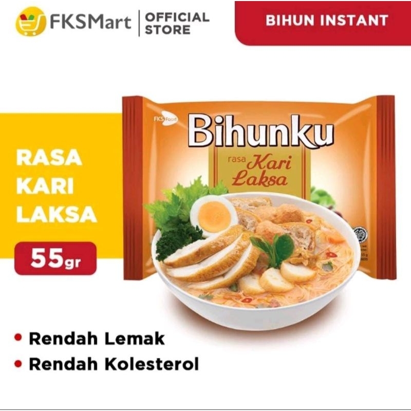 Jual Bihunku rasa kari laksa 55gr | Shopee Indonesia
