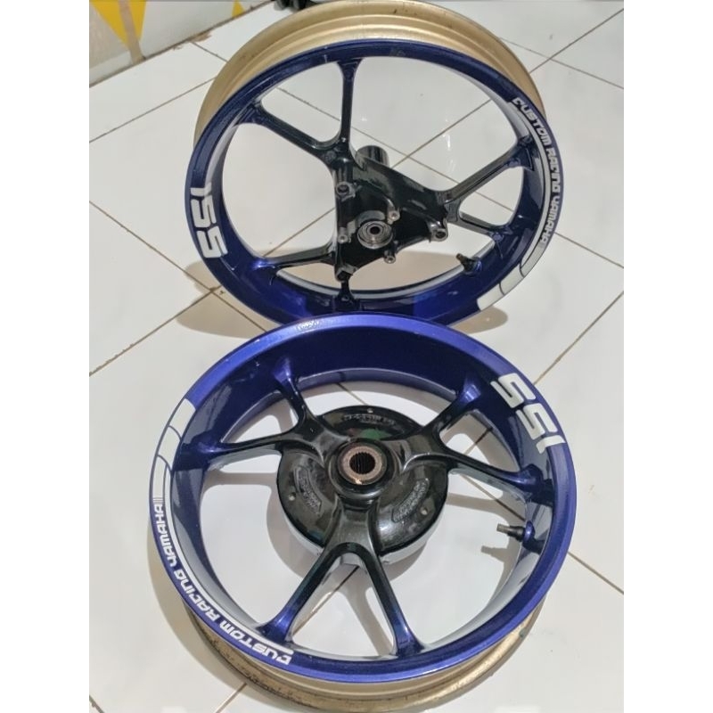 Jual velg pelek racing depan belakang aerox 155 original | Shopee Indonesia
