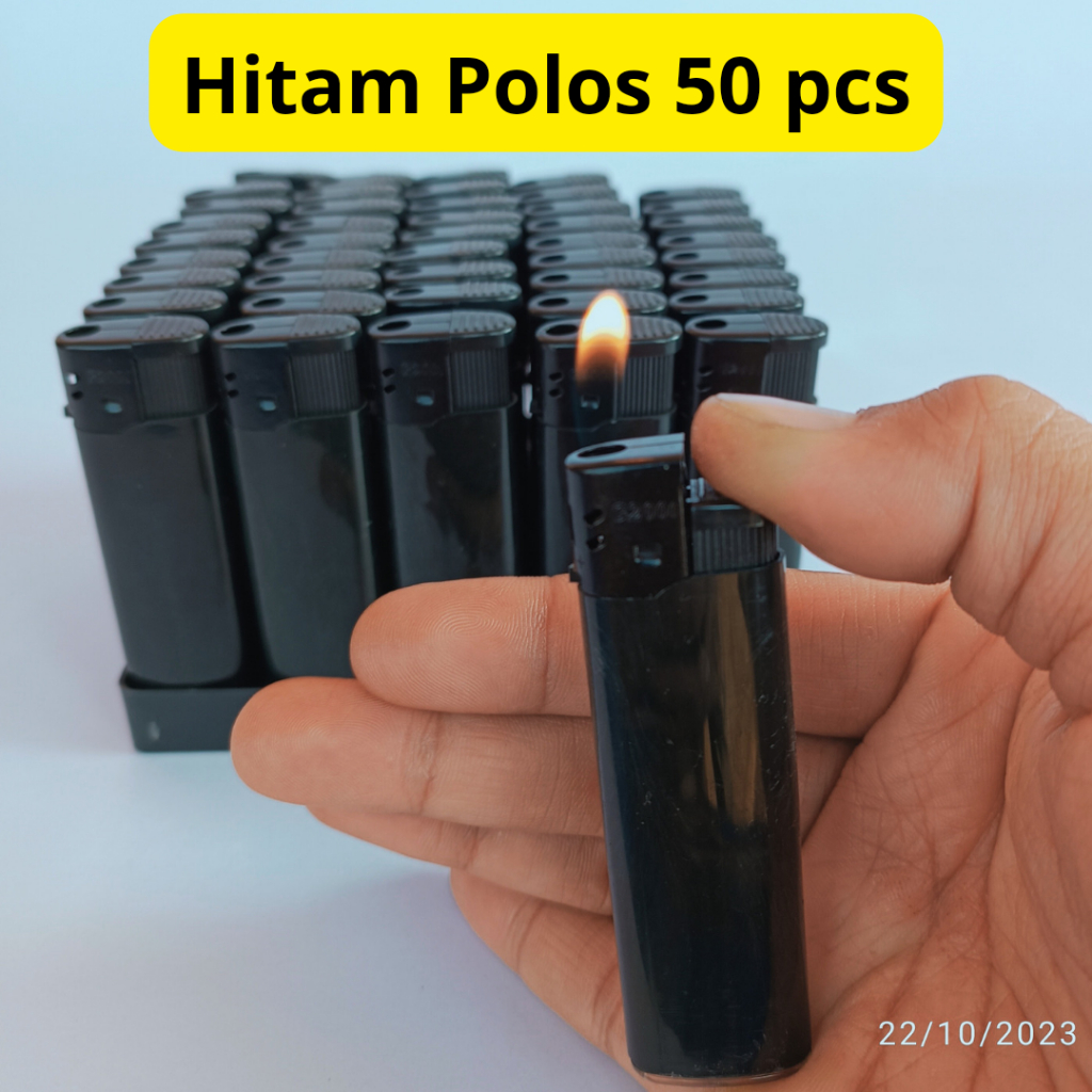 Jual Korek hitam polos satu pack isi 50 pcs | Shopee Indonesia