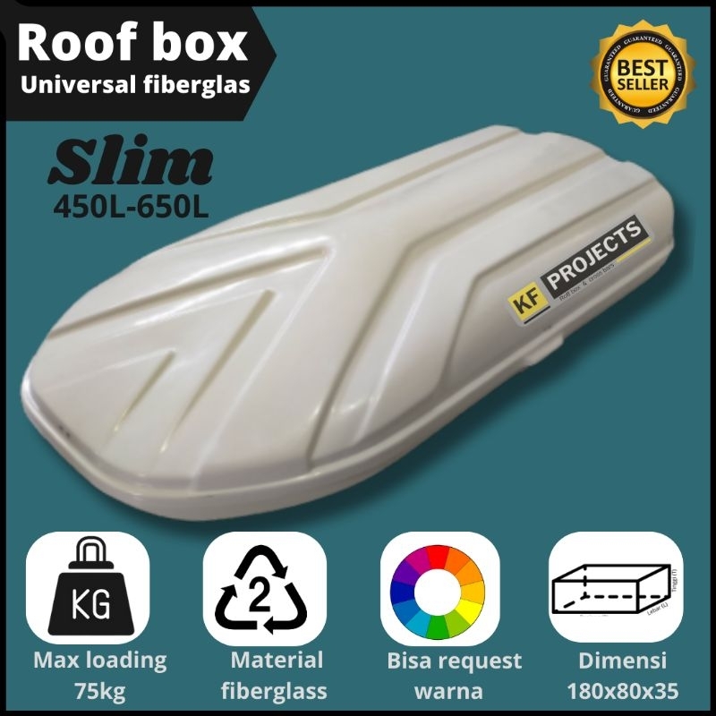 Jual Roof Box Mobil Roof Rack Mobil Bagasi Tambahan Fiberglas Universal ...