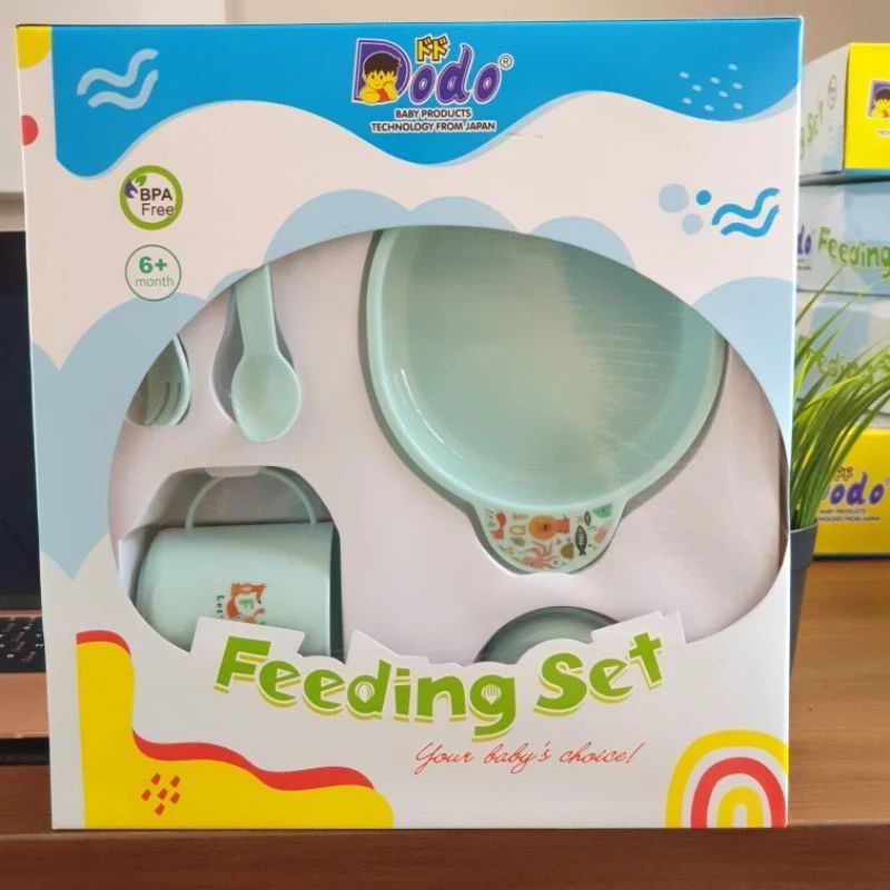 Jual DODO FEEDING SET SMAL MPASI PERLENGKAPAN MPASI BAYI | Shopee Indonesia