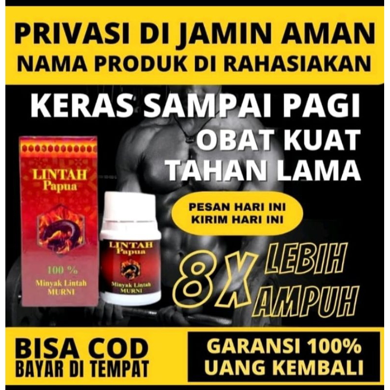Jual Minyak lintah merah papua 100% original permanen obat pembesar penis asli lintah merah ...