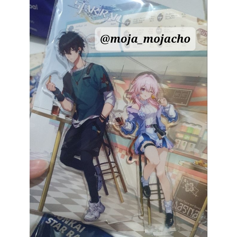 Jual Dan Heng & March 7th Honkai Star Rail Acrylic Standee (Themed Cafe ...
