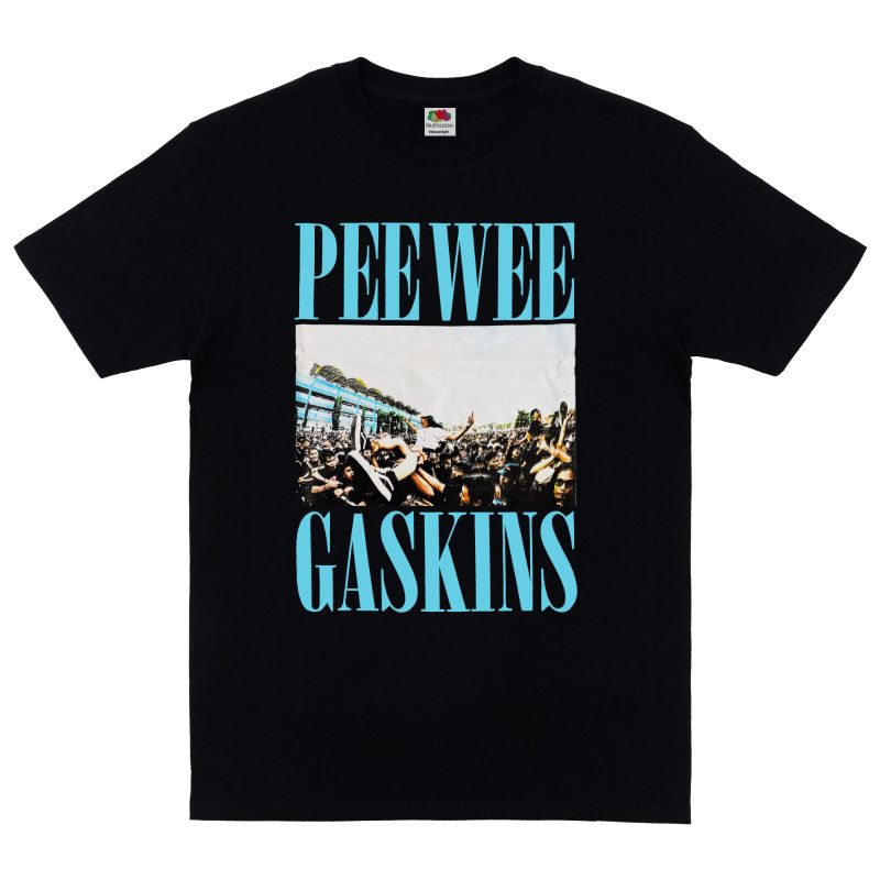 Jual Pee Wee Gaskins - Crowd surf T-shirt Black | Shopee Indonesia