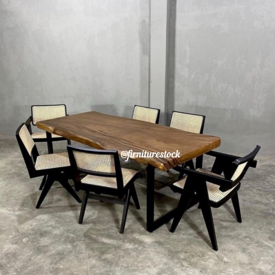 Jual DINING TABLE SET MINIMALIS MAKAN NEYLA HOME | Shopee Indonesia